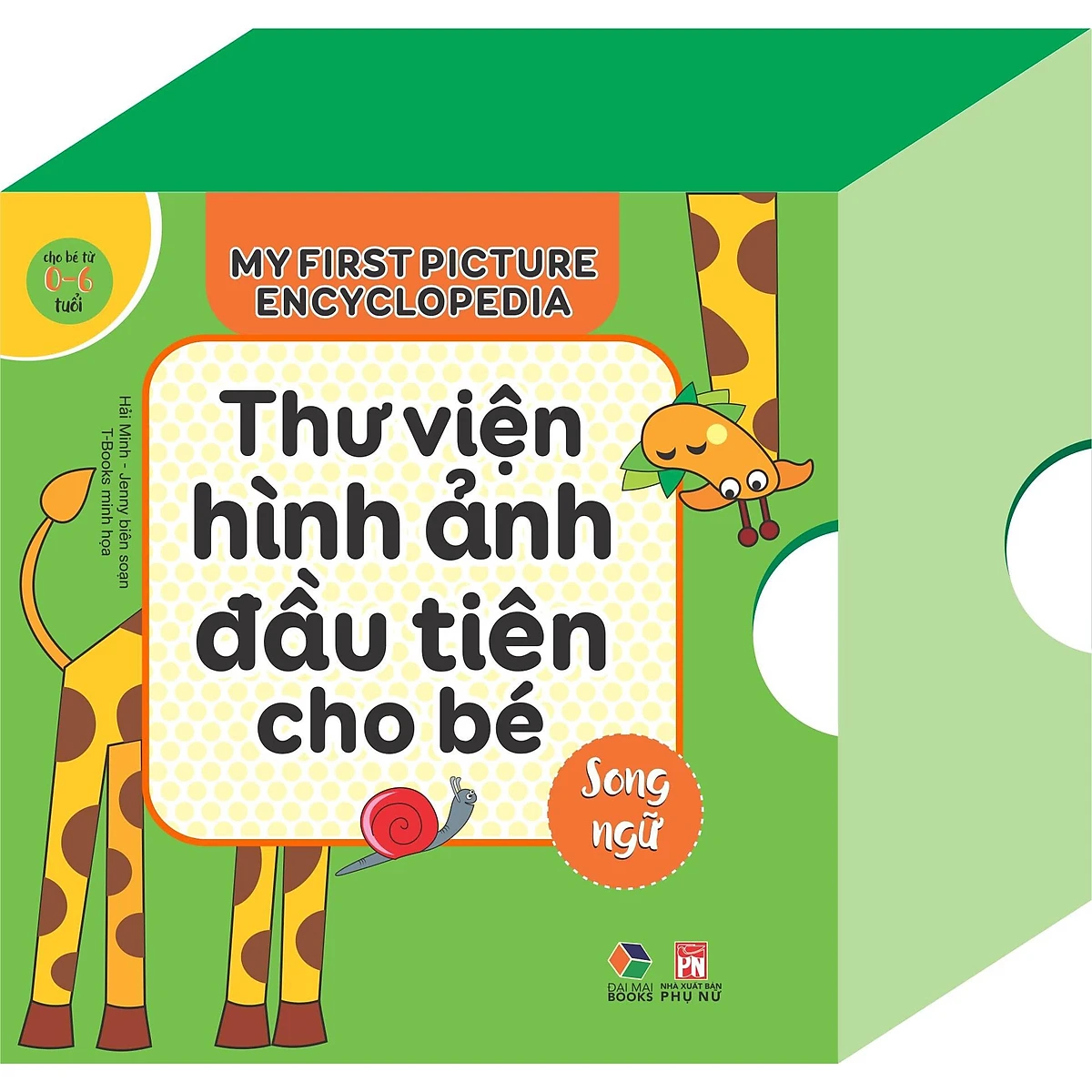 Trọn bộ Thư viện hình ảnh đầu tiên cho bé Song Ngữ - Hộp 8 cuốn ...