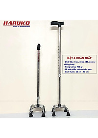 Gậy Chống 3 Chân, 4 Chân Cho Người Già. Gậy Inox Haruko Điều Chỉnh ...