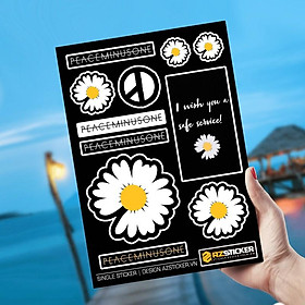 Mua Set A4 Hình Dán Sticker Hoa Cúc Dán Trang Trí Đồ Dùng, Thiết Bị ...