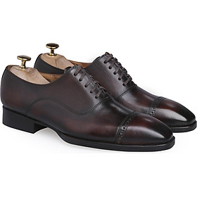 Mua Giày Tây Nam Oxford Quarter Brogue Chisel Toe