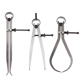 Mua 3 Pcs Spring Inside Caliper Outside Caliper Divider Caliper Compass ...