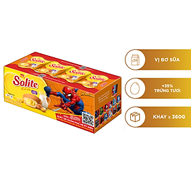 Mua [Săn Thẻ Trúng Quà]Bánh Bông Lan Tròn Kem SOLITE Phiên Bản Disney ...