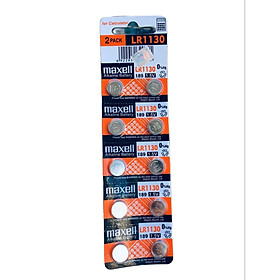 Mua 10 Viên Pin Maxell AG10 LR1130 LR54 Cúc Áo 1,5V Nhật Bản