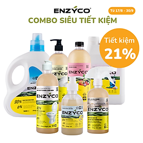 Mua Trọn bộ - Siêu tiết kiệm, Bộ 7 Sản Phẩm Tẩy Rửa Sinh Học ENZYCO 90% ...