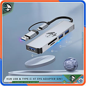Mua Hub USB 3.0 HT SYS Và Hub Type C HT SYS Adapter 5in1 - Bộ Chia Cổng ...