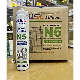 Mua Keo silicone N5 Alusil Xám đậm (Xingfa) cty Thuận Thành