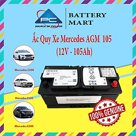 Mua Bình Ắc Quy Xe Mercedes AGM 105, A0029820508 12V 105Ah