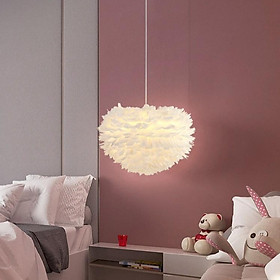 Mua Đèn chùm MONSKY HERIN lông vũ độc đáo, hiện đại loại 45cm - 3 chế ...