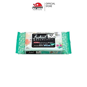Mua Khăn ướt lau vật dụng diệt khuẩn Fukut siêu sạch 99,9% Nhật Bản (20 miếng)