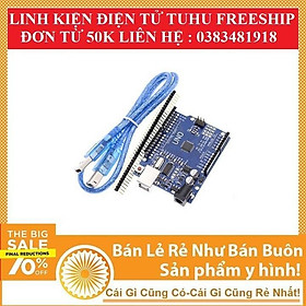 Mua Kit arduino uno R3 chíp ch340g dán -Tặng Dây Kết Nối uno r3 uno dán