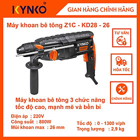 Mua Khoan bê tông 3 chức năng - KD28 cầm tay giá tốt chính hãng Kynko ...