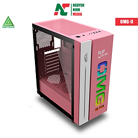 Mua Vỏ Case Gaming VSP OMG-II ATX Pink (Màu Hồng) - Sẵn LED RGB Mặt ...