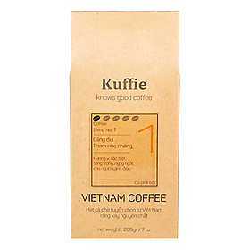 Mua Cà Phê Bột Kuffie Số 1 100% Pure Coffee Arabica (200g)