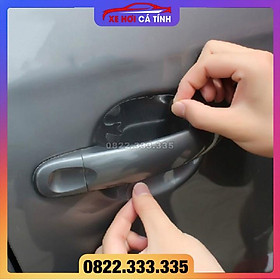 Mua Bộ 4 miếng decan dán hõm tay cửa chống trầy hõm tay nắm cửa trên xe oto