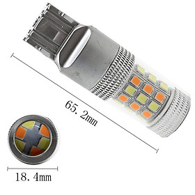 Mua Car Vehicle Double Color Turn Signal White Yellow 7443 42 Light ...