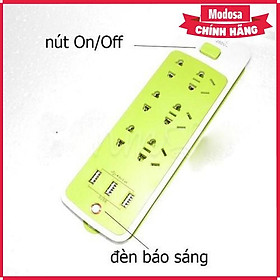 Mua Ổ Cắm Điện Modosa Đa Năng Chống Giật Với 3 Cổng Usb - Hàng Chính Hãng