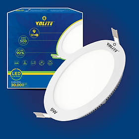 Mua Đèn LED Âm Trần Tròn Siêu Mỏng VNLITE 9W - Trắng/Vàng