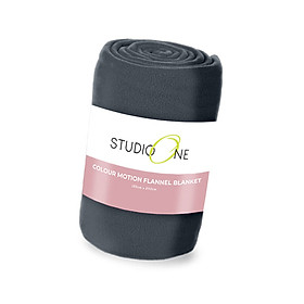 Mua Chăn nỉ Studio One Colour Motion Flannel Blanket, 1 cái - Dark Grey ...