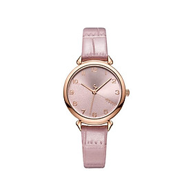 Mua Đồng Hồ Nữ Julius Hàn Quốc Dây Da JA-1274 4 màu (Đen, Xanh, Hồng, Tím)