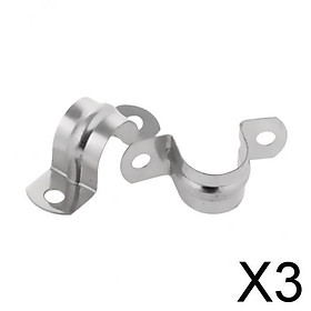 Mua 3X Pipe Clamp - 2x Stainless Steel Pipe Clamp, Half-shell for Pipe ...