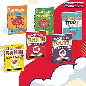 Mua Combo Hack Não Kanji Tập 1,2,3 + Hack Não Từ Vựng N5,4 + Hack Não Từ Vựng Tiếng Nhật (1700 ...