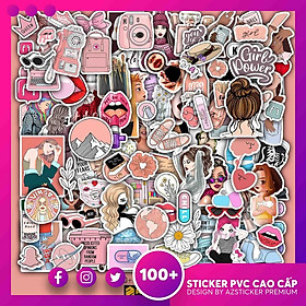 Mua Sticker Hình Girl Style Cute |Dán Nón Bảo Hiêm, Điện Thoại, Laptop ...