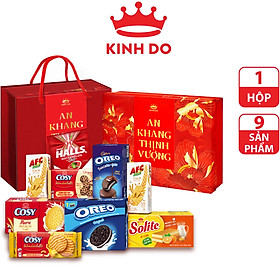 Mua Combo bánh kẹo Kinh Đô Lộc IV 1082g