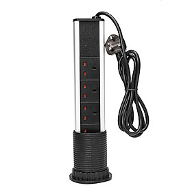 Mua UK Plug Retractable Tabletop Pop Up Power Socket 2 USB Port Worktop ...