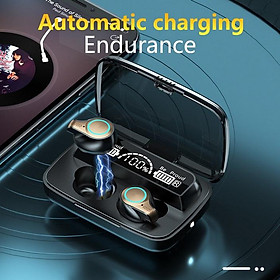 Mua Bluetooth Earphones M18 TWS Wireless Headphones Waterproof Sports ...
