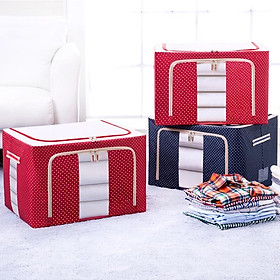 Mua Hộp đựng quần áo, chăn màn khung sắt chắc chắn dung tích 66L có thể ...