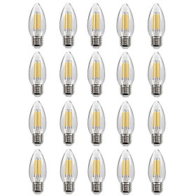 Mua Bộ 20 bóng đèn Led Edison C35 4W hình quả nhót đui E27 hàng chính hãng.