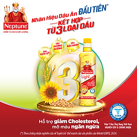 Review Dầu Ăn Thượng Hạng Nhãn Hiệu Neptune Light 1L/2L/5L