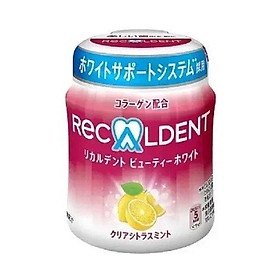 Mua Kẹo Cao Su Vị Chanh Bạc Hà, Beauty White Clear Citrus Mint Gum (132g)