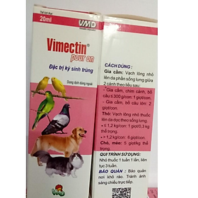 Mua 1 LỌ VIMECTIN pour on ĐẶ.C TR.Ị K.Í SI.NH TR.Ù.NG, MẠ.C, R.Ậ.N CỦA ...