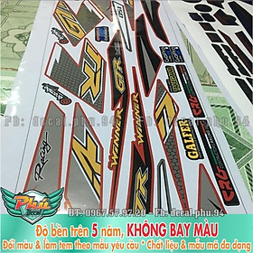 Mua Tem rời winner GTR tại Tem Xe Các Loại