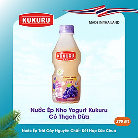 Mua Nước Ép Nho Yogurt Kukuru có thạch dừa