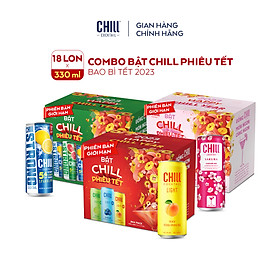 Review Combo 3 thùng Chill Cocktail mix trọn vị -18 lon x 330ml