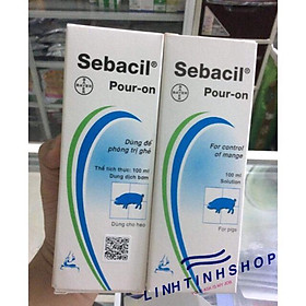 Mua Sebacil Pour-on- phòng trị ghẻ ve rận trên heo, chó