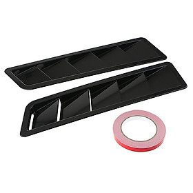 Mua Modified Engine Cover Vents Louver Panel Carbon Fiber Look ABS