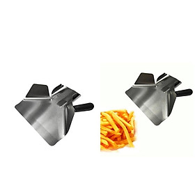 Mua 2x Stainless Steel One Handle Commercial Fries Bagger Food Popcorn Ice
