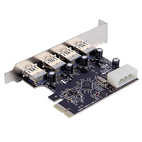 Mua USB PCIe Card, 4-Port USB 3.0 Express Card Expansion card, PCI-E to USB