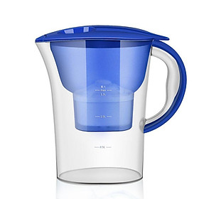 Water Filter Pitcher 10 Cups Water Purifier 4-Layer Filtration for Chlorine