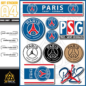 Mua Hình Dán Sticker Paris Saint - Germain Dán Tem Xe, Dán Nón, Điện ...