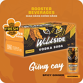 Mua WildSide Vodka Soda Vị Gừng - Thùng 10 Lon (330ml)