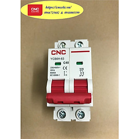 Mua APTOMAT CNC MCB 2P - 40A; Icu = 6KA; Mã YCB6H-63:
