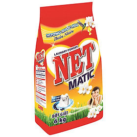 Mua Bột giặt NET Matic hương nước hoa thiên nhiên 6kg