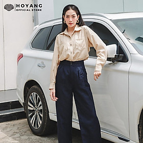 Mua Quần Suông Ống Rộng Dáng Dài Cực Chất HOYANG QHY01C - Xanh Đen,S ...