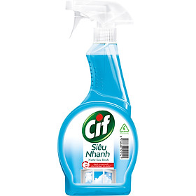 Mua Combo 2 Nước Lau Kính Cif Siêu Nhanh 520ML Sạch Trong Suốt Trong 10 ...