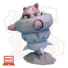 Mua Mô hình giấy Pokemon Mega Slowbro