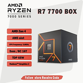 Mua AMD Ryzen 7 7700 R7 7700 BOX Bộ xử lý CPU 8 nhân 16 luồng 3,8 GHz ...